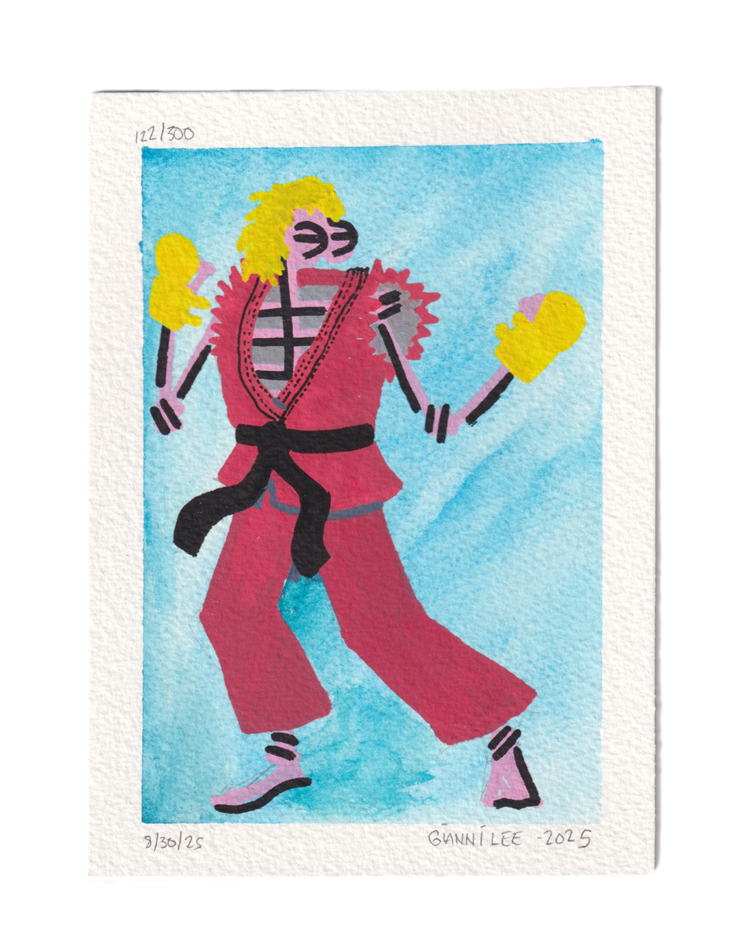 Mr. Masters - Drawing #122 of 300 – Gianni Lee Studio